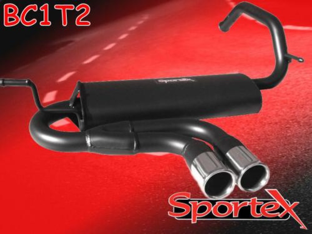 Sportex Citroen C1 performance exhaust back box 1.0i 1.4HDi 2005> T2