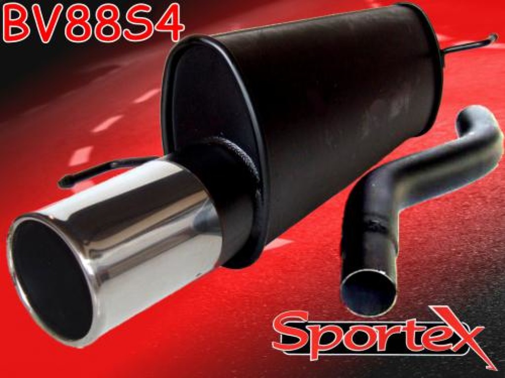 Sportex Vauxhall Corsa D exhaust back box 1.2i 1.4i 16v 2007- S4