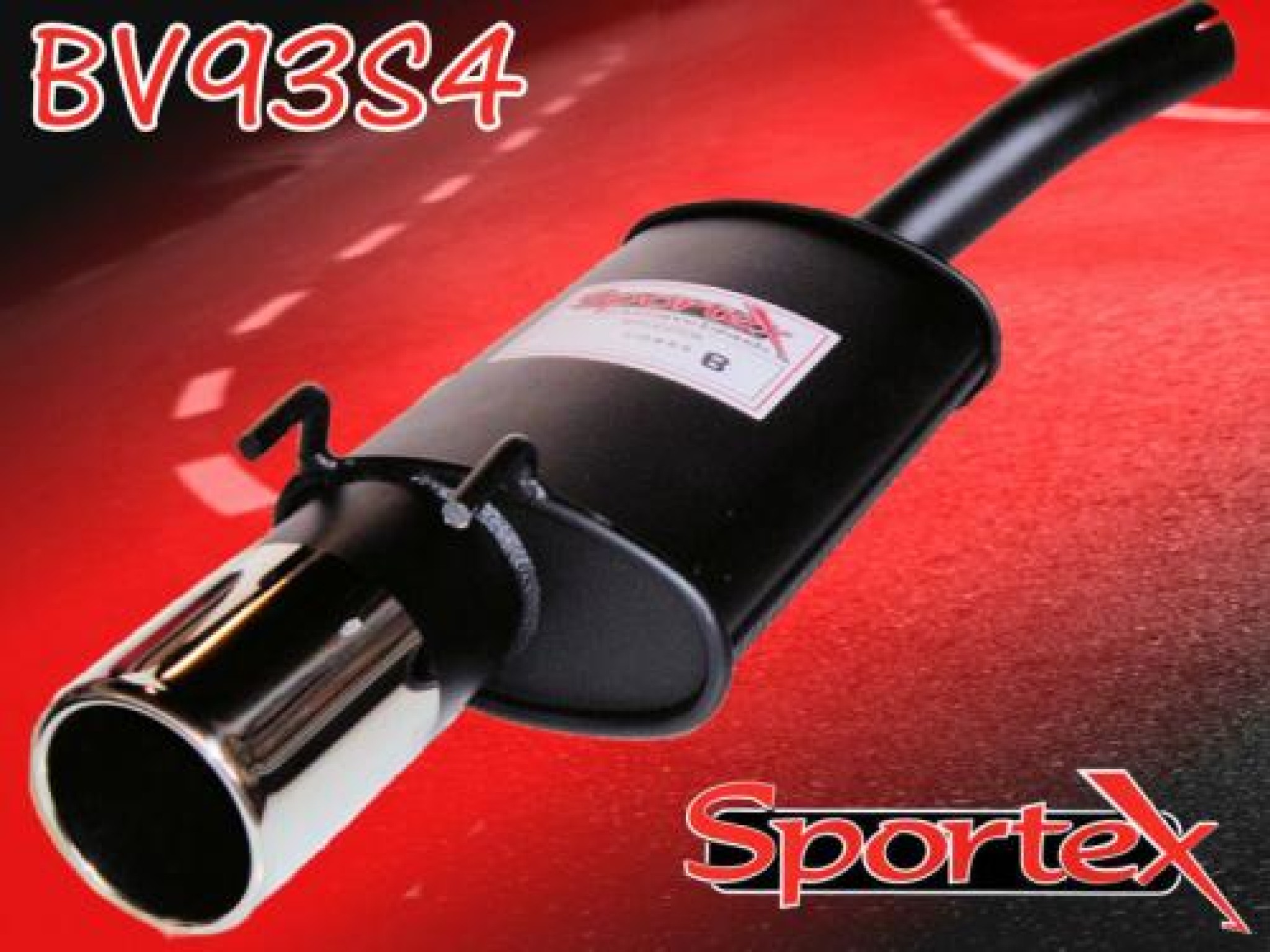 Sportex Vauxhall Corsa B exhaust back box 1.0i 1997-2000 S4