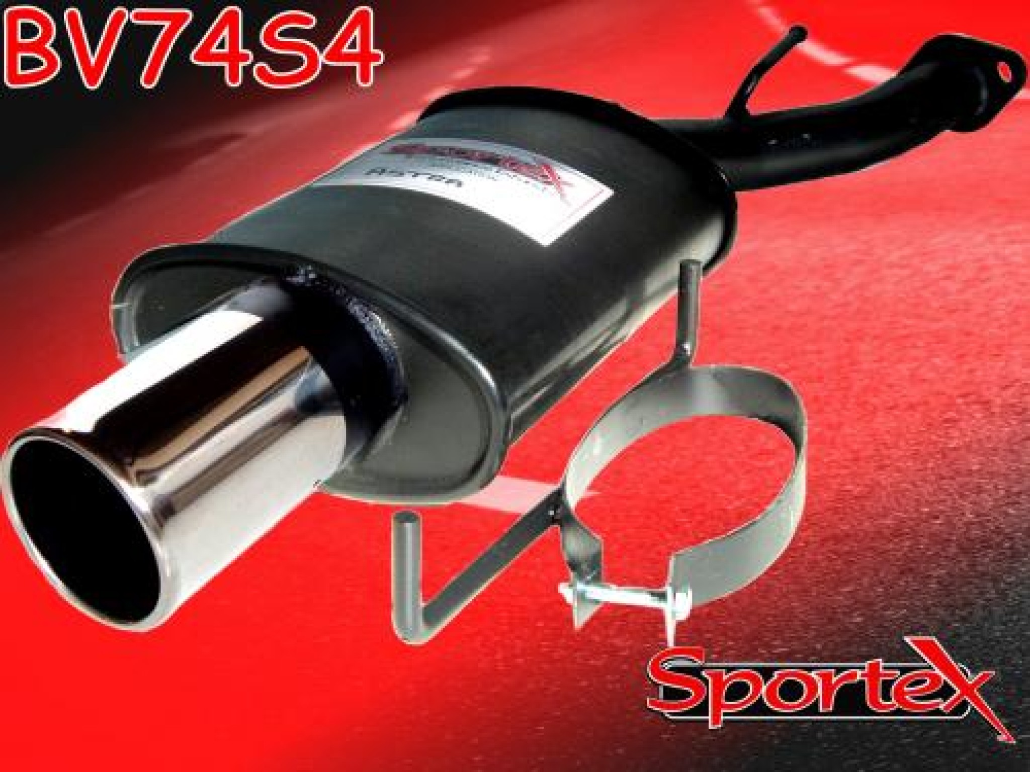 Sportex Vauxhall Astra mk4 exhaust back box 1998-2003 S4
