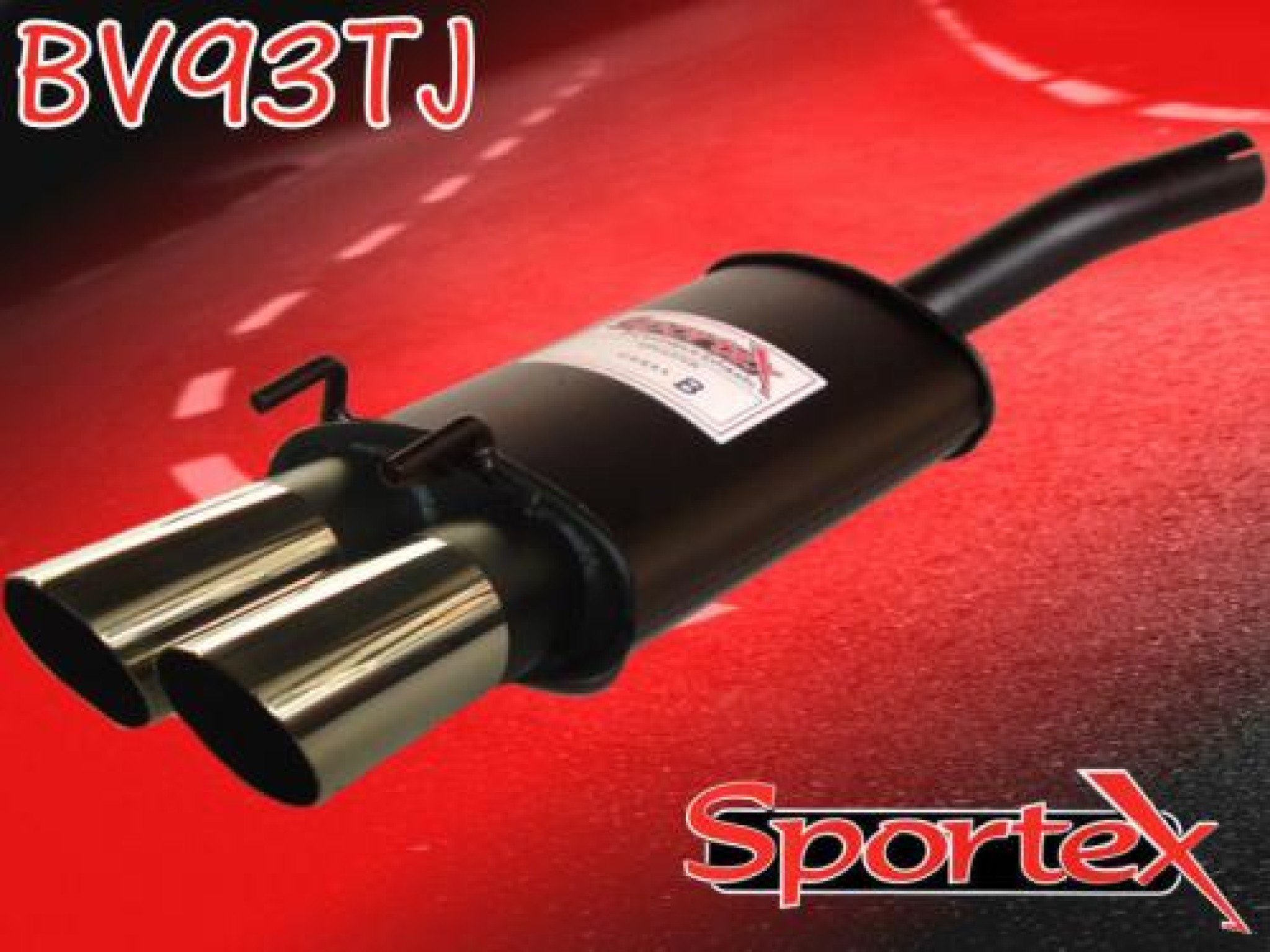 Sportex Vauxhall Corsa B exhaust back box 1.0i 1997-2000 TJ