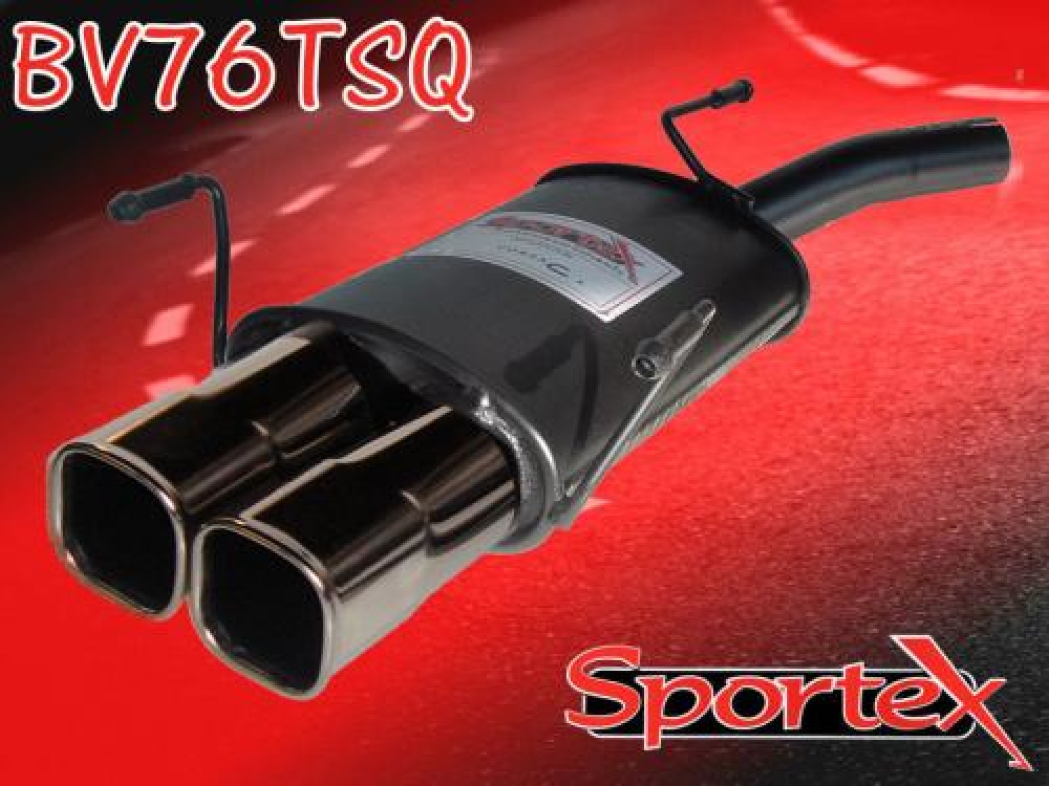 Sportex Vauxhall Corsa C exhaust back box 2000-2006 TSQ