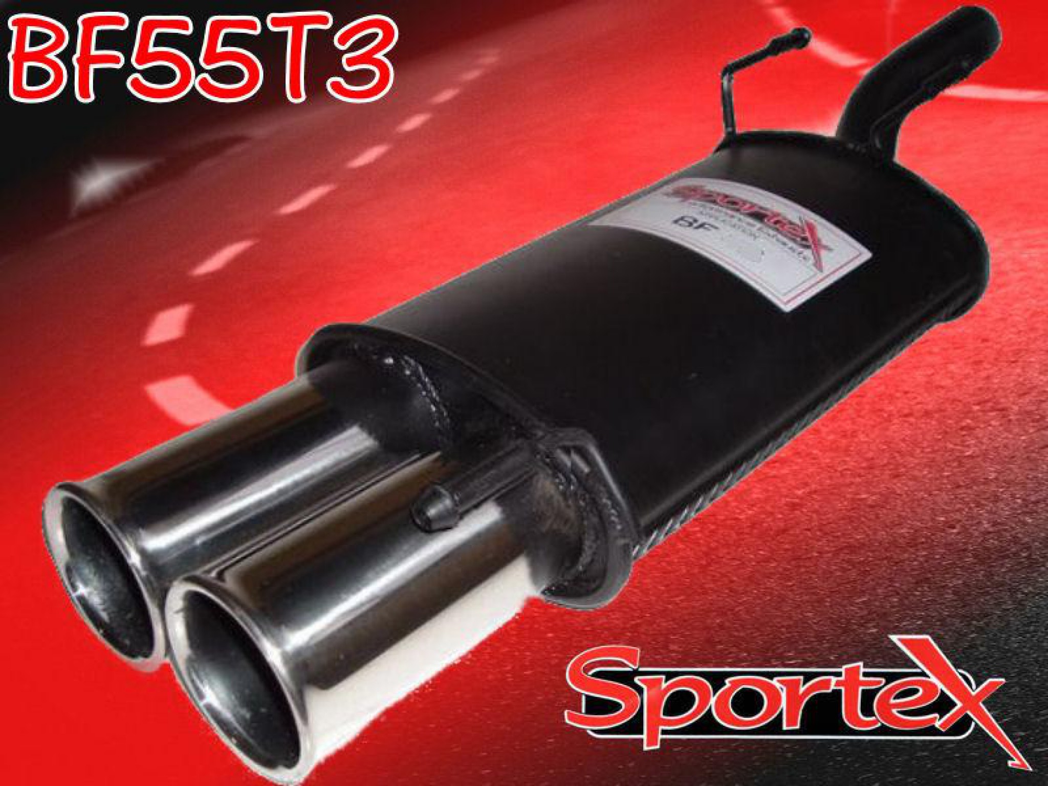 Sportex Ford Puma exhaust back box 1.4i 1998-2001 T3