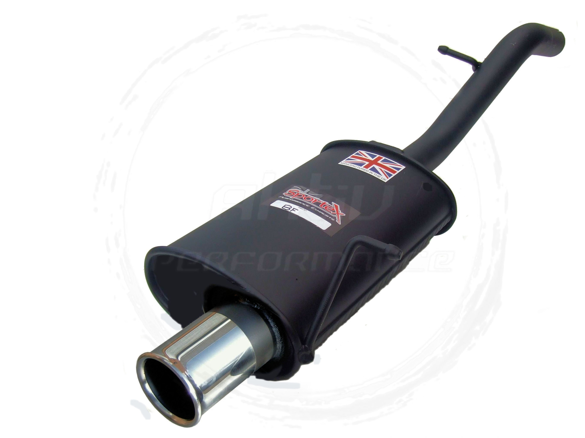 Sportex Ford Fiesta exhaust back box 2002-2008 S3